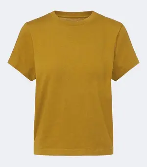Khaite Emmylou Knitted Cotton T-shirt - Yellow