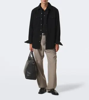 GOD'S TRUE CASHMERE Cashmere Shirt With Spinels
