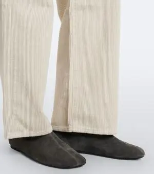 AGOLDE Ren Cotton Corduroly Wide-leg Pants