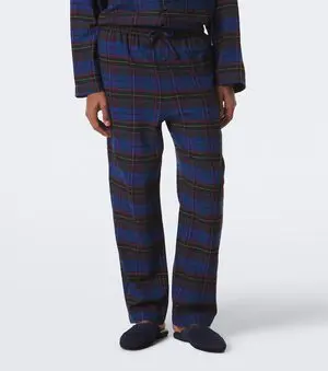 Polo Ralph Lauren Polo Bear Plaid Cotton Flannel Pajamas