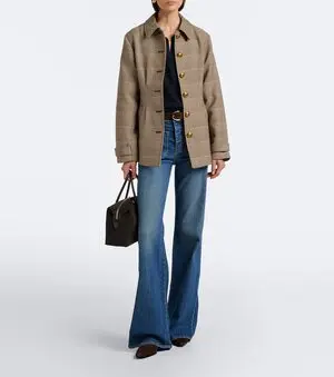 Veronica Beard Severine Prince Of Wales Check Jacket