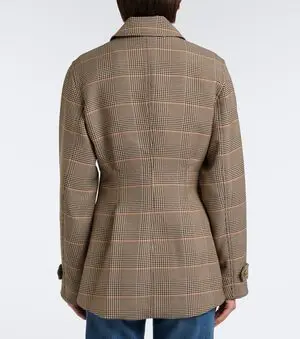 Veronica Beard Severine Prince Of Wales Check Jacket