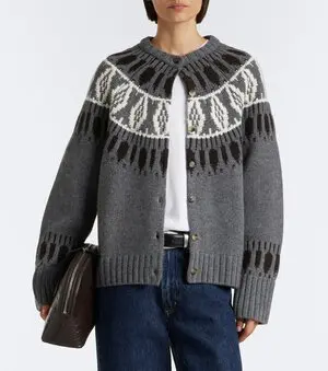 Arch4 Fair Isle Cashmere Cardigan