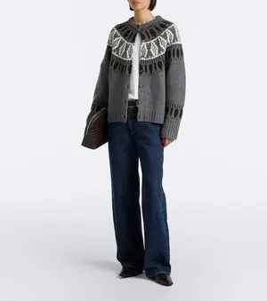 Arch4 Fair Isle Cashmere Cardigan
