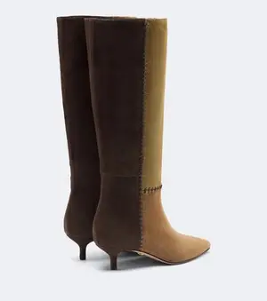 Veronica Beard Lisa Suede Knee-high Boots