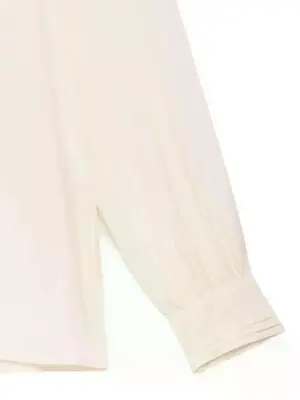 Malìparmi Ruffled Silk-blend Shirt
