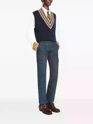 Dries Van Noten Slim-leg Cotton Flannel Pants