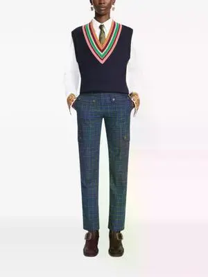 Dries Van Noten Slim-leg Cotton Flannel Pants
