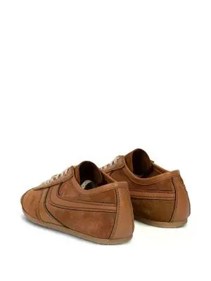 Dries Van Noten Lace-up Suede Sneakers