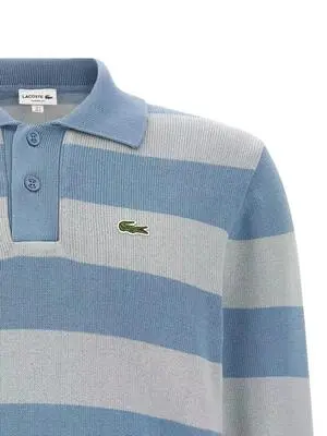Lacoste Striped Long-sleeve Polo Shirt