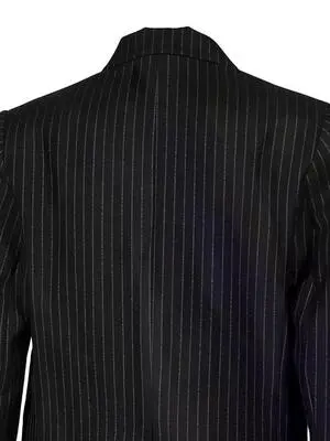 ERNEST W. BAKER Double-breasted Pinstripe Blazer