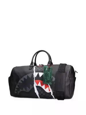 SPRAYGROUND Shark Mouth Checkered-print Holdalls Bag