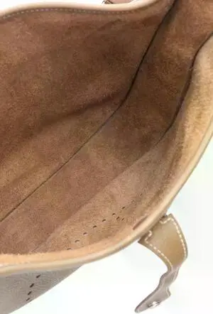 Hermès Pm Evelyne 3 Troyes Shoulder Bag - Brown