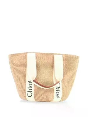 Chloé X Mifuko Woody Tote Raffia Large Bucket Bag