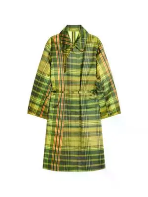 Dries Van Noten Oversized Checked Coat