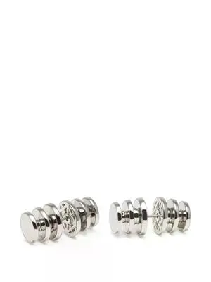 Eddie Borgo Step Stud Earrings - Silver