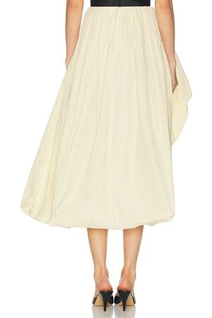 JIL SANDER Asymmetrical Draped Midi Skirt