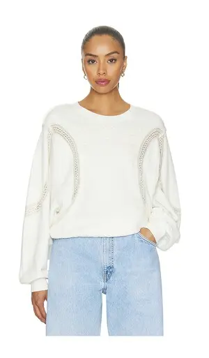 Free People Love Lace Sweatshirt In . Also
