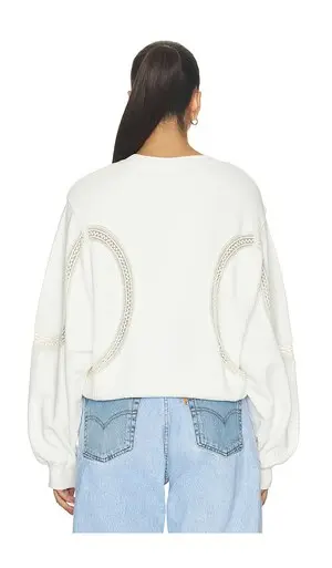 Free People Love Lace Sweatshirt In . Also