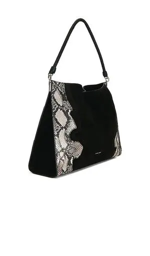 Veronica Beard Snake Embossed Vida Hobo Bag