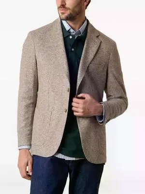 Brooks Brothers Houndstooth Jersey Blazer
