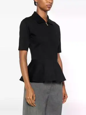 Sandro Zip-fastening Polo Top
