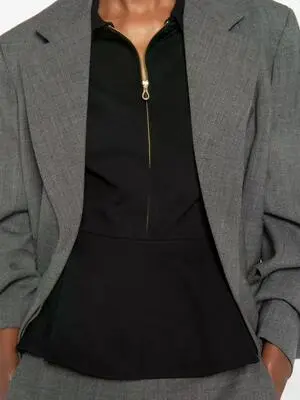 Sandro Zip-fastening Polo Top