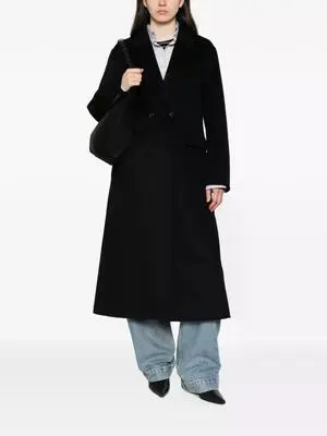 Sandro Stud-embellished Double-breasted Coat