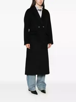 Sandro Stud-embellished Double-breasted Coat