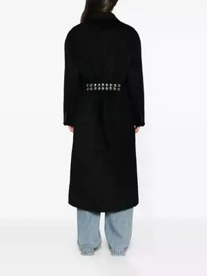 Sandro Stud-embellished Double-breasted Coat