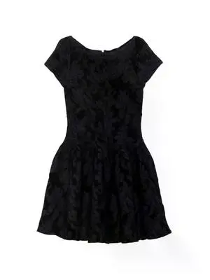 Sandro Floral-pattern Mini Flared Dress