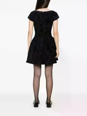 Sandro Floral-pattern Mini Flared Dress