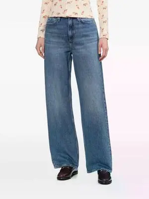 Rag & Bone Wide-leg Whiskered Jeans