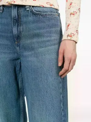 Rag & Bone Wide-leg Whiskered Jeans