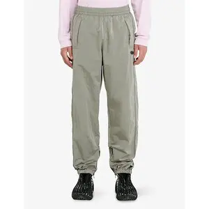 DIESEL® Logo-patch Crinkle Nylon Trousers