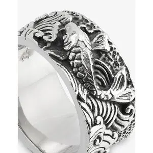 CLOCKS AND COLOURS Koi Fish 925 Sterling Ring