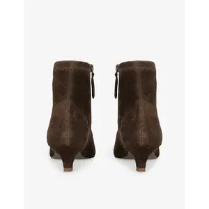 Senso Hailey Ii Suede Heeled Ankle Boots - Brown