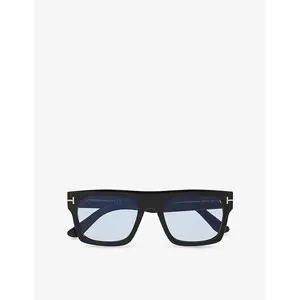 TOM FORD Tr002347 Square-frame Acetate Sunglasses - Black