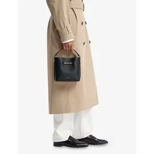 Strathberry Corda Mini Leather Bucket Bag