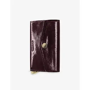 SECRID Premium Envelope Leather Wallet - Plum