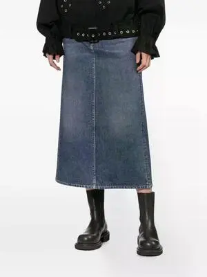 Rag & Bone Faded Denim Skirt