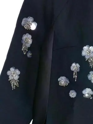 Dice Kayek Floral-embellished Crop Jacket