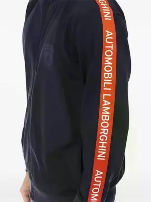 AUTOMOBILI LAMBORGHINI Logo-patch Zip-up Sweater
