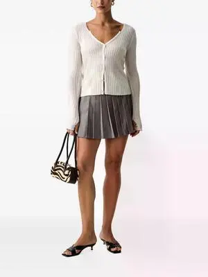 TWINSET Pleated-overlay Skort