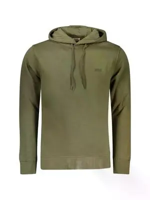 RIFLE Logo-embroidered Drawstring Hoodie - Green