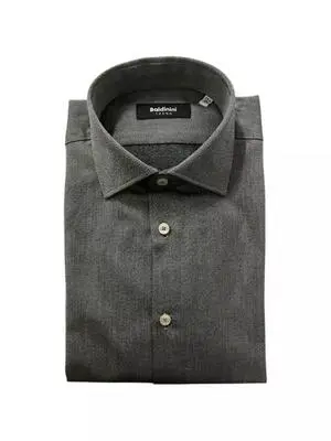 BALDININI Cotton-piqué Shirt - Grey