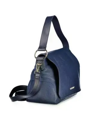 MARIO VALENTINO Peonies Re Pebbled Logo-lettering Cross Body Bag
