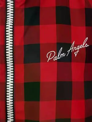 Palm Angels Buffalo-check Side-stripe Jacket