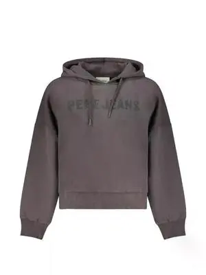 Pepe Jeans Logo-print Drawstring Hoodie - Black