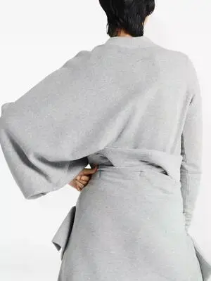 A.W.A.K.E. Mode Asymmetric Slouched-sleeve Sweatshirt